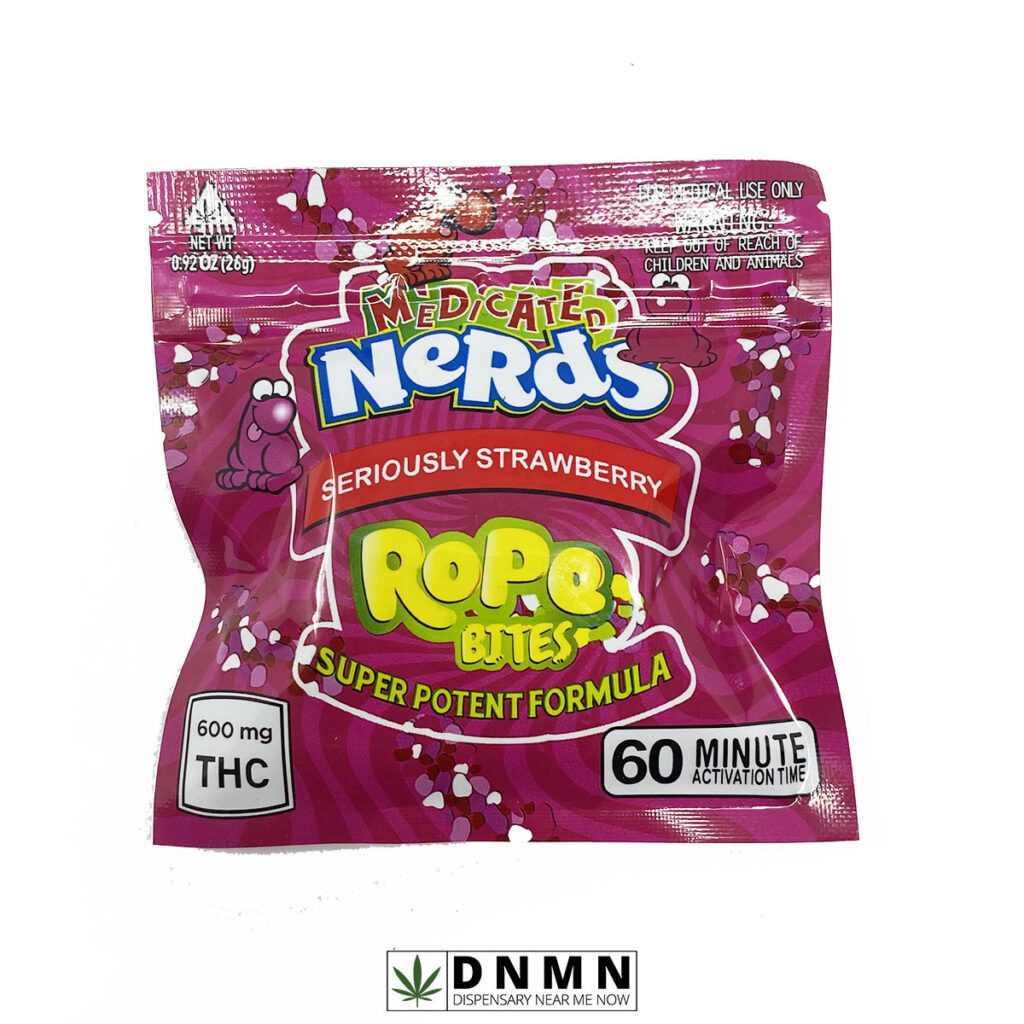 Nerds Rope Bites Strawberry - 600MG THC - Buy Weed Online | Dispensary ...