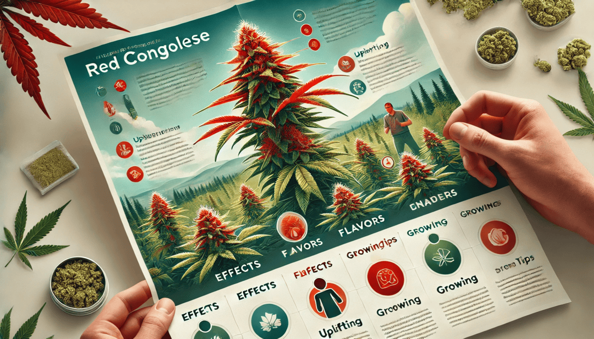 Red Congolese Strain Guide: Effects, Flavors, and Growing Tips