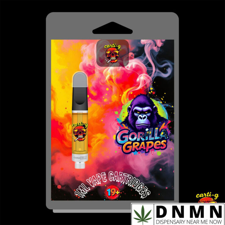 Gorilla Grapes Vape Cartridge - 1ML - Buy Weed Online | Dispensary Near Me